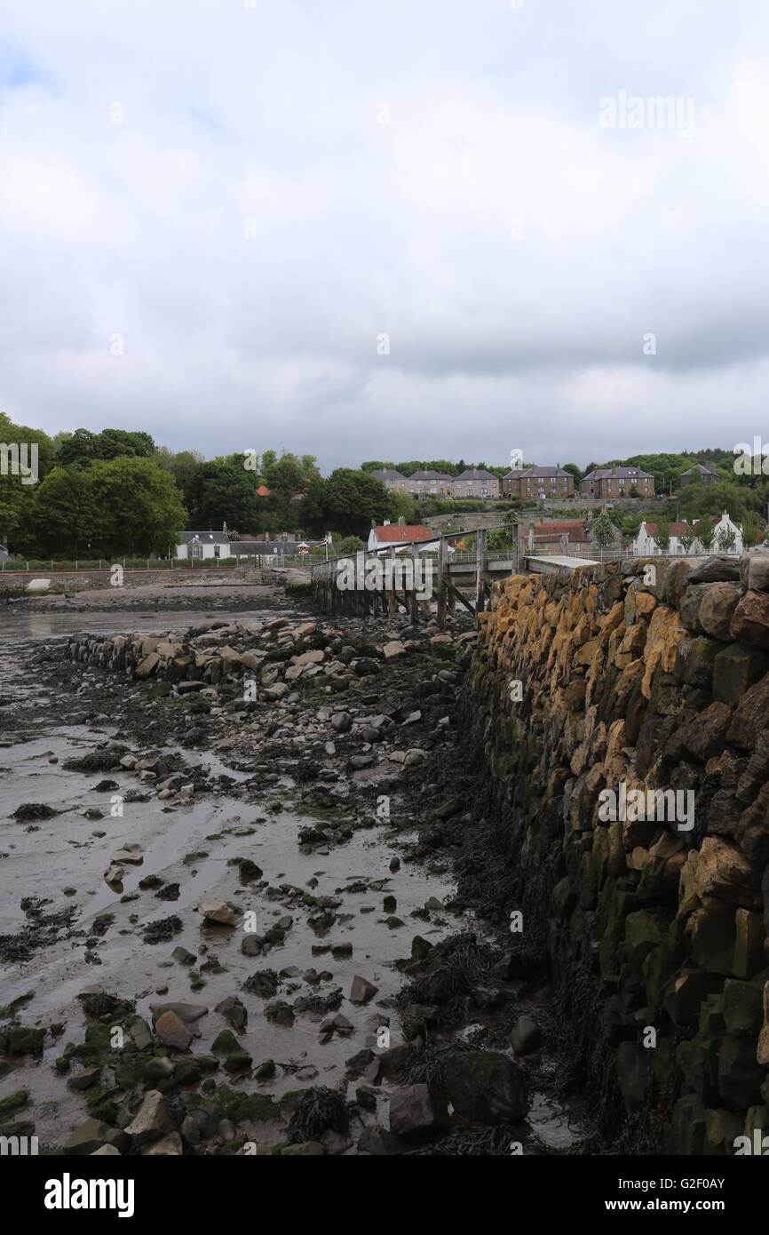 Reconstructed Culross Pier Fife Scotland May 2016 Stock Photo - Alamy