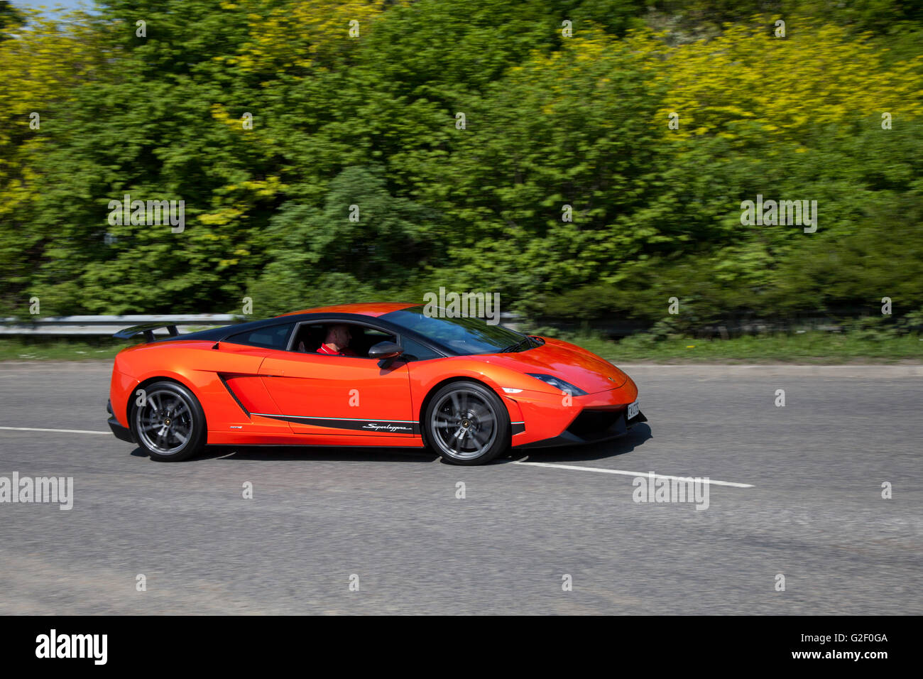 Italian Red Lamborghini Gallardo, LP 570-4, Superleggera at the Pendle ...