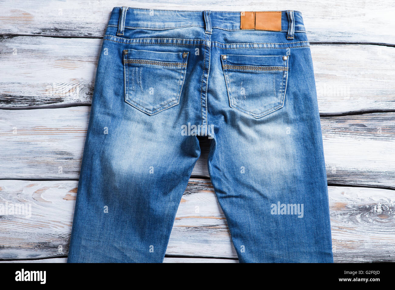 Jeans back view hi-res stock photography and images - Alamy
