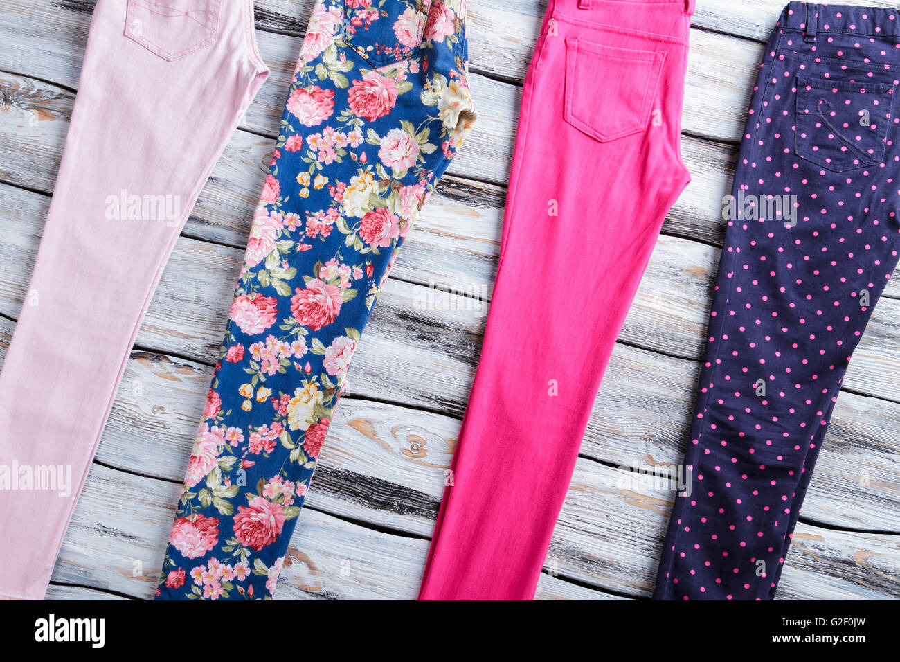 Bright color pants hi-res stock photography and images - Alamy