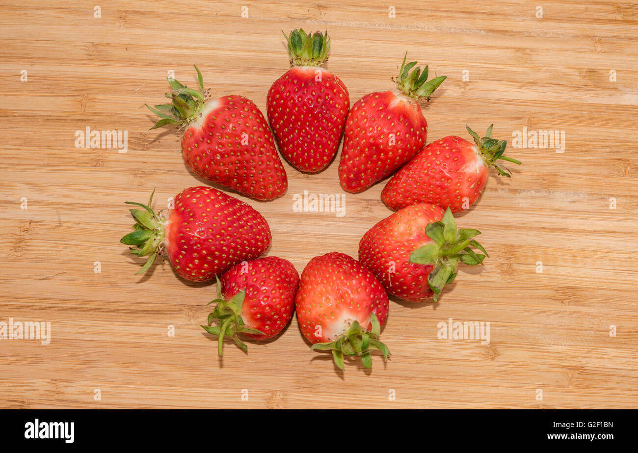 Big green strawberry hi-res stock photography and images - Alamy