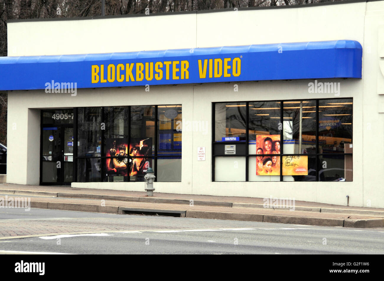Blockbuster Video in Bladensburg, Maryland Stock Photo - Alamy