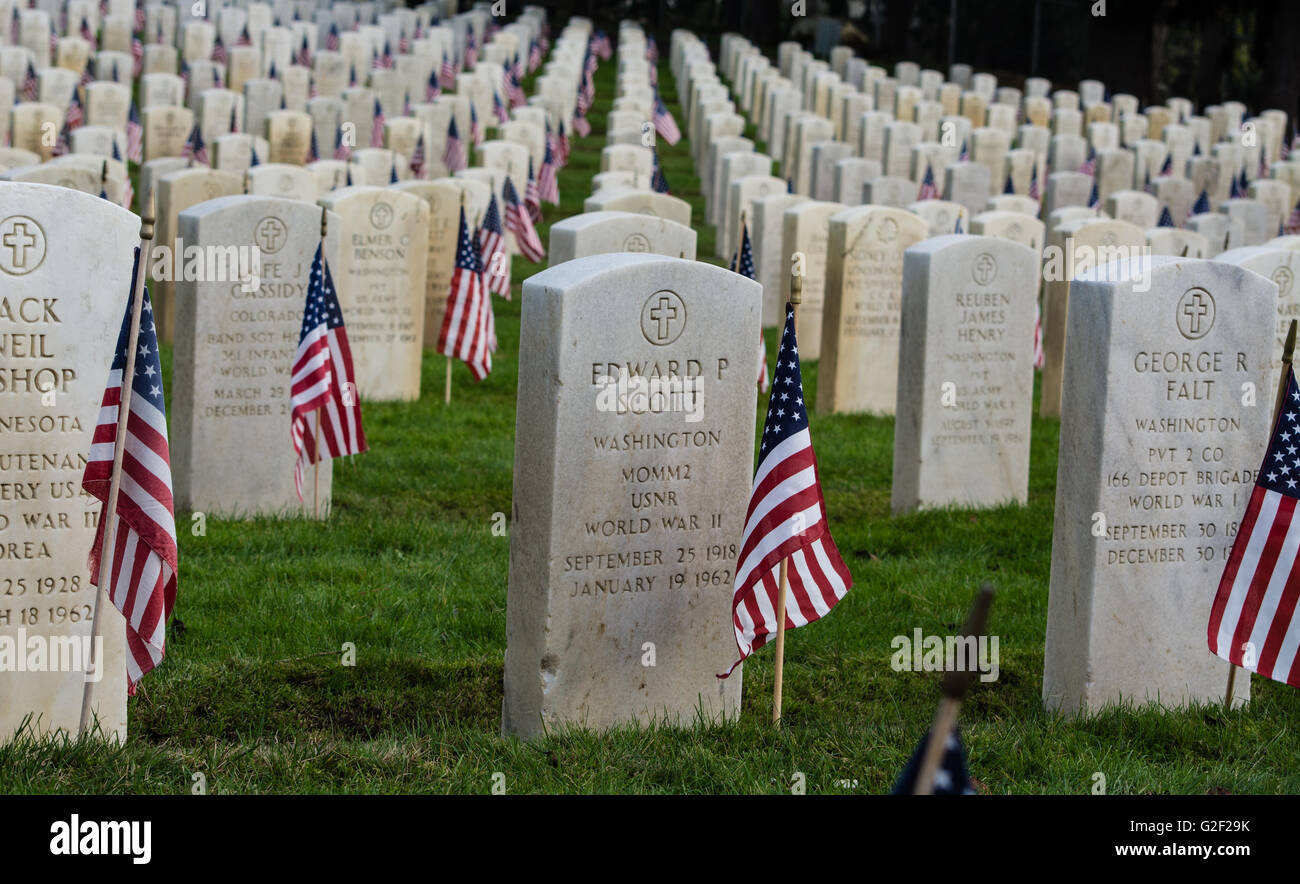 Veteran's Day at Evergreen Washelli Stock Photo - Alamy