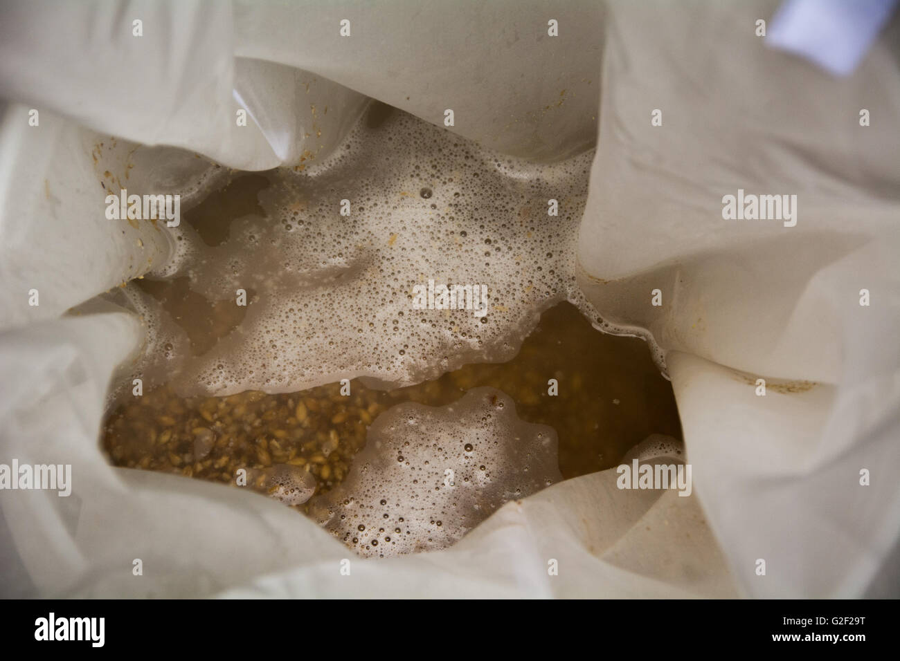 Mashing grain hi-res stock photography and images - Alamy