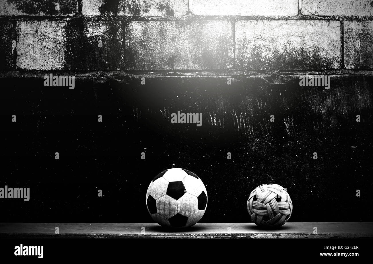 Realistic soccer ball grass field hi-res stock photography and images ...