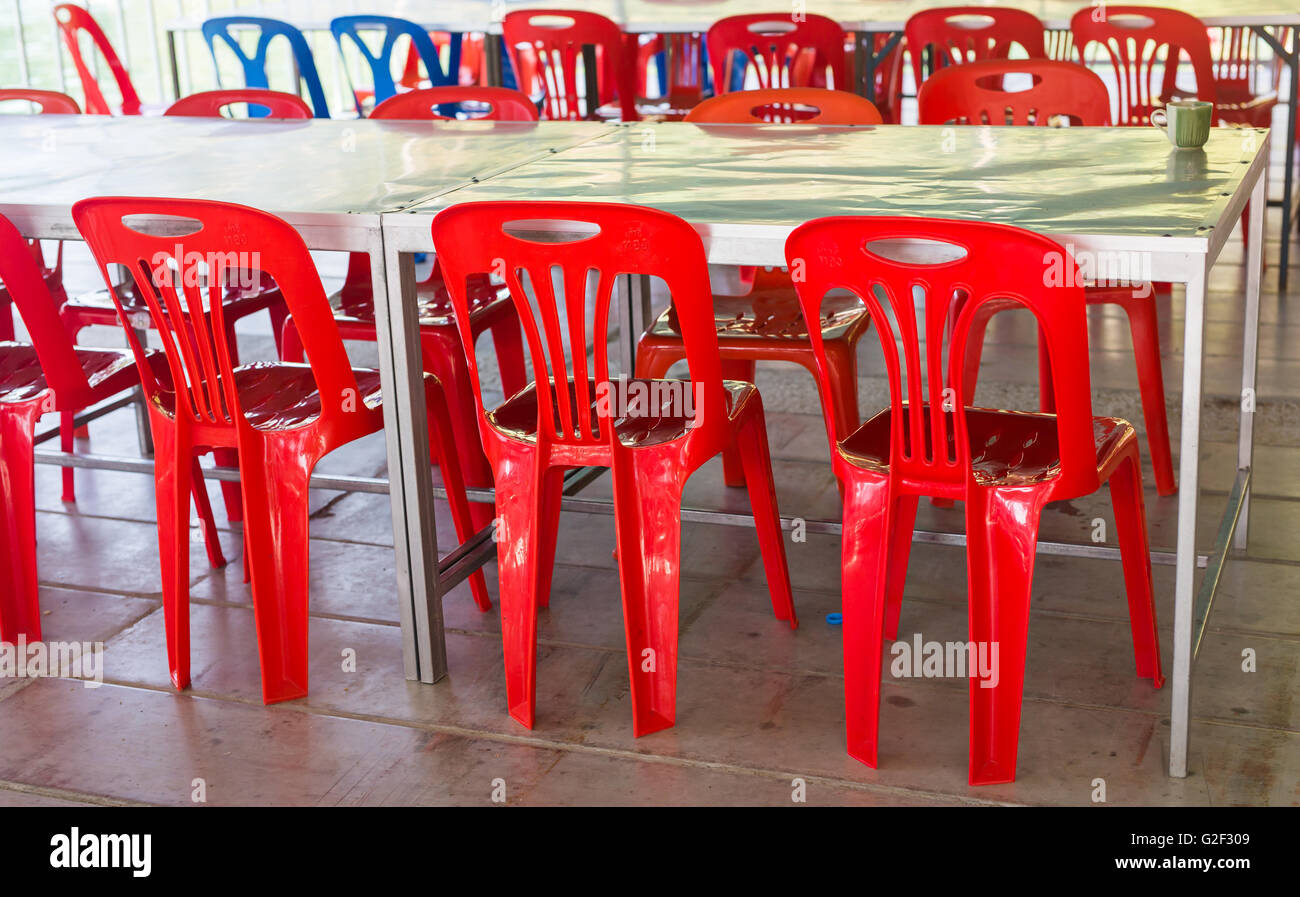 Cafe empty interior plastic chair hi-res stock photography and images ...