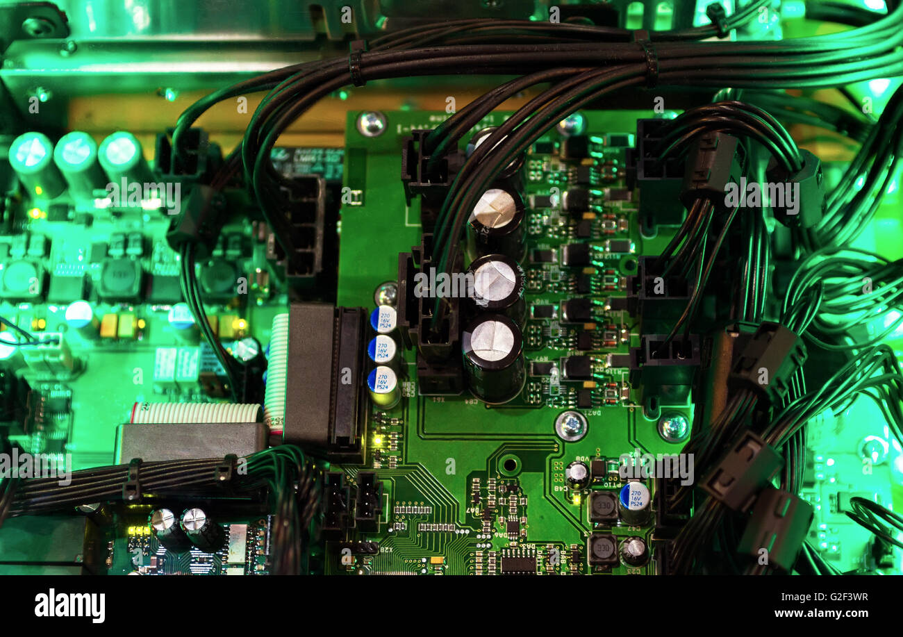 Eelectronic circuit board Stock Photo - Alamy