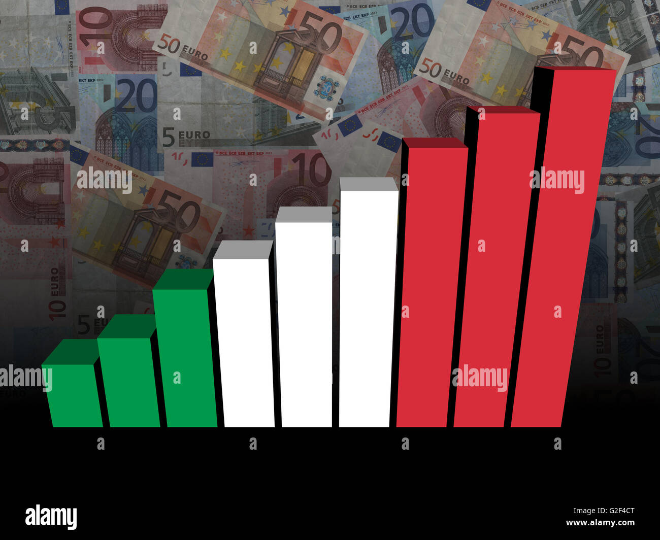 Colorful chart statistics over hi-res stock photography and images - Alamy