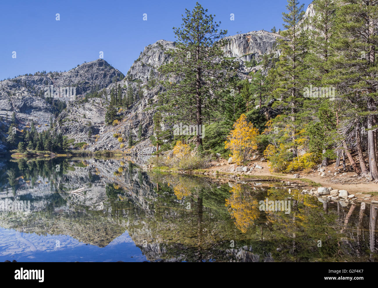 Eagle lake in California, USA during autumn Stock Photo - Alamy