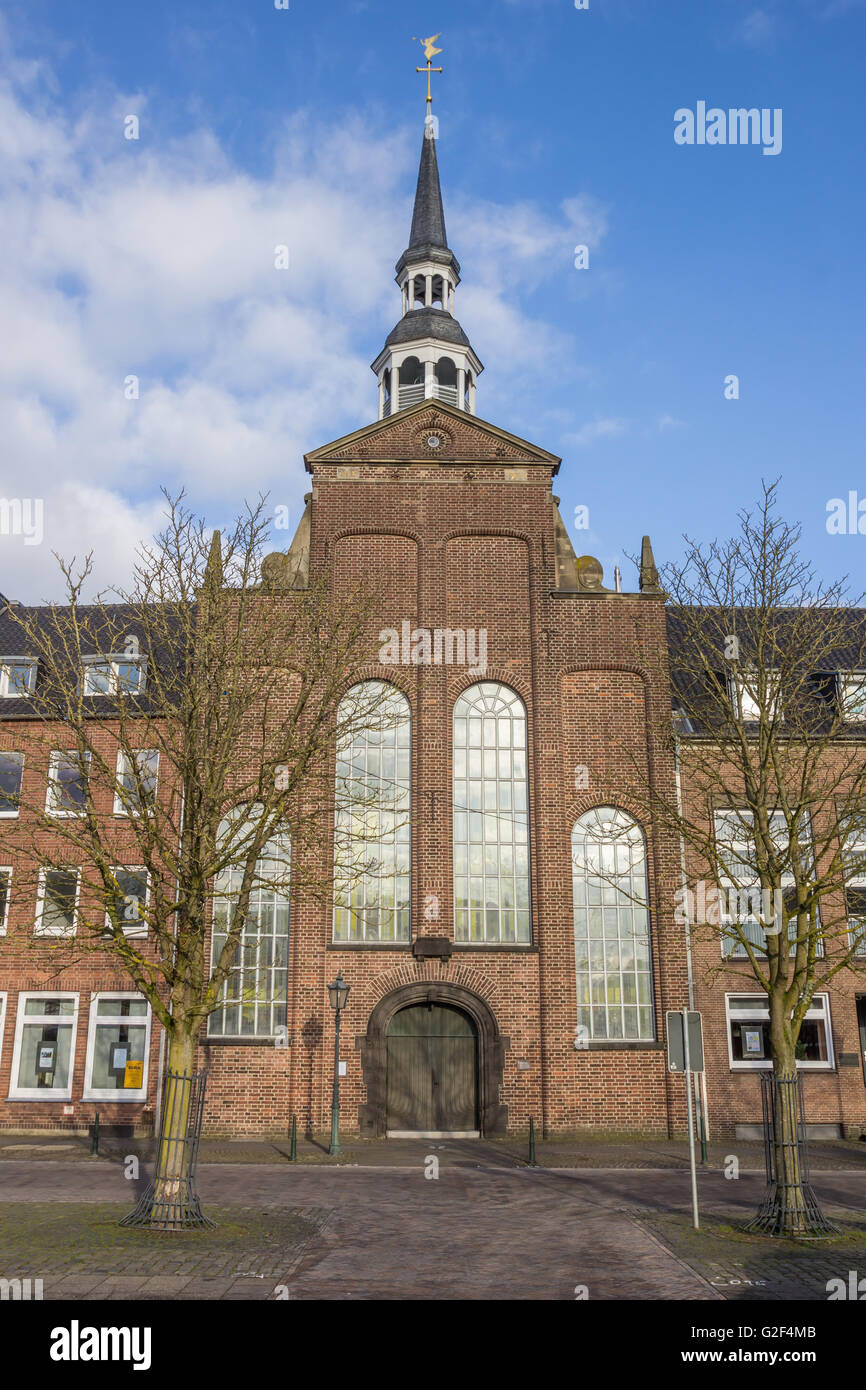 Evangelische kirche at the central market square in Goch, Germany Stock ...