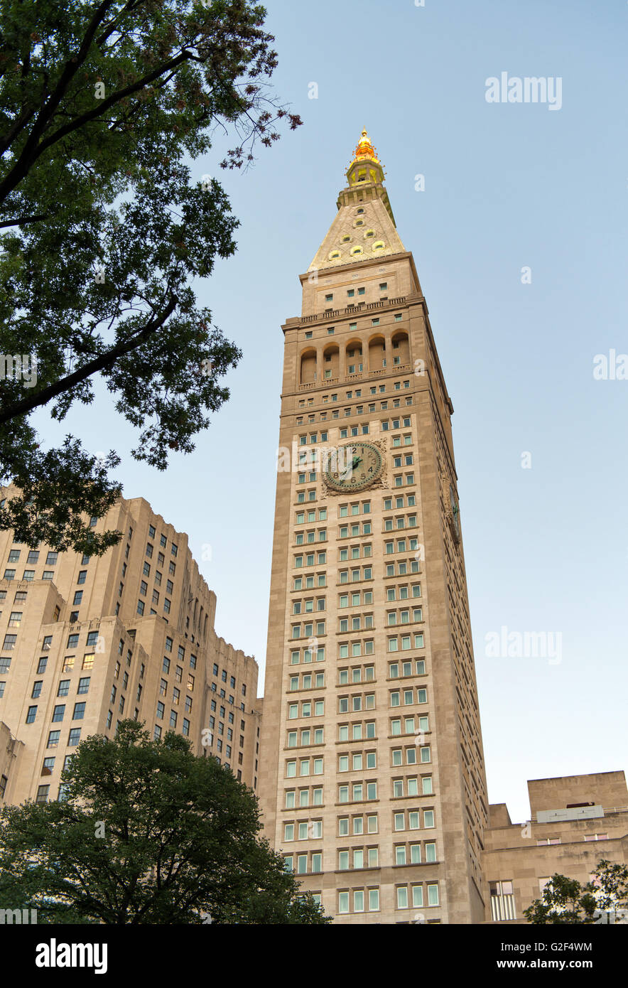 Clock Tower Of The Metropolitan Life Insurance Company Building Stock ...