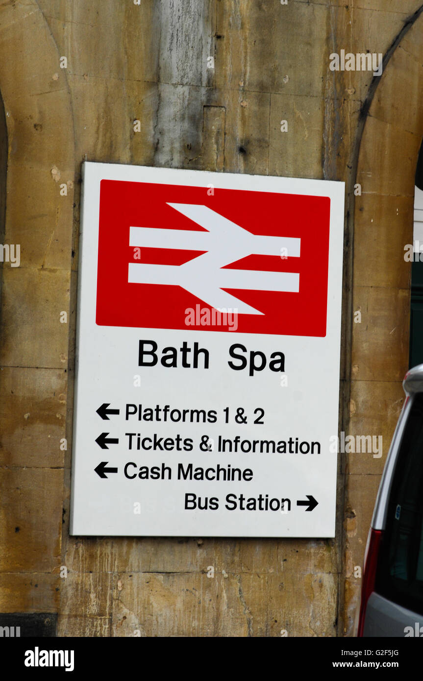 British rail Bath Spa train station Stock Photo - Alamy