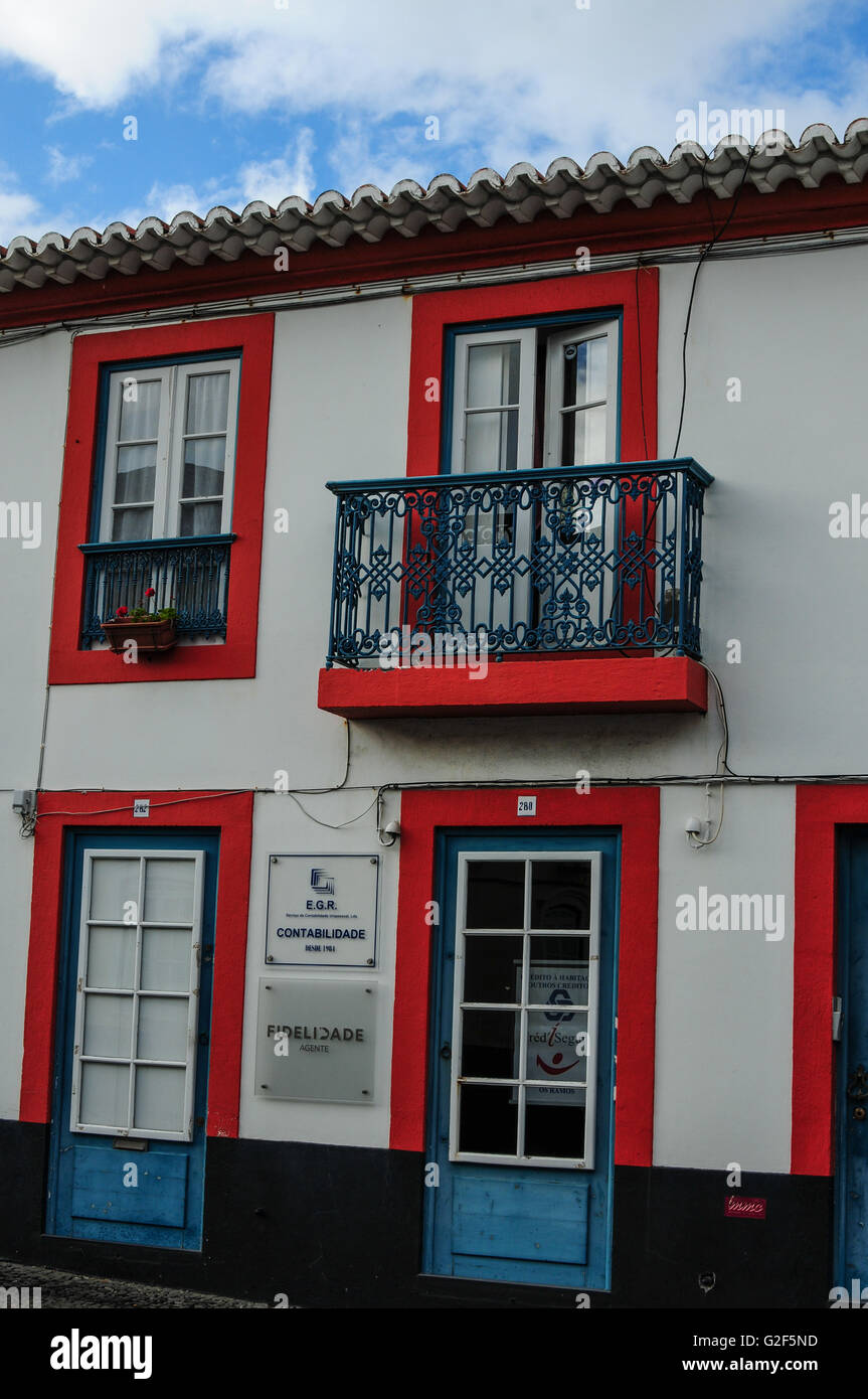 Azores architecture Terceira Island Portugal Stock Photo - Alamy