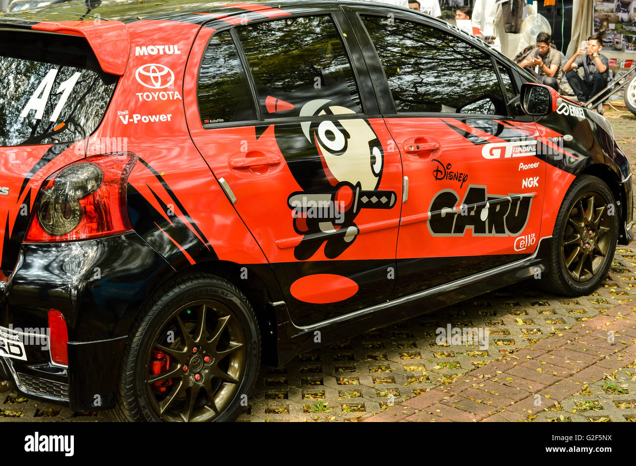 Toyota yaris racing modification in automotive event tumplek blek 2016 ...