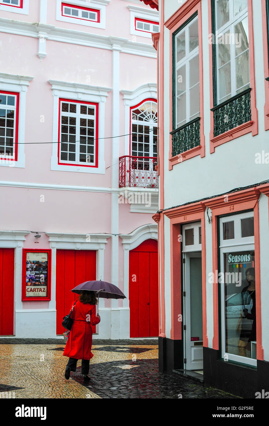 Azores architecture Terceira Island Portugal Stock Photo - Alamy