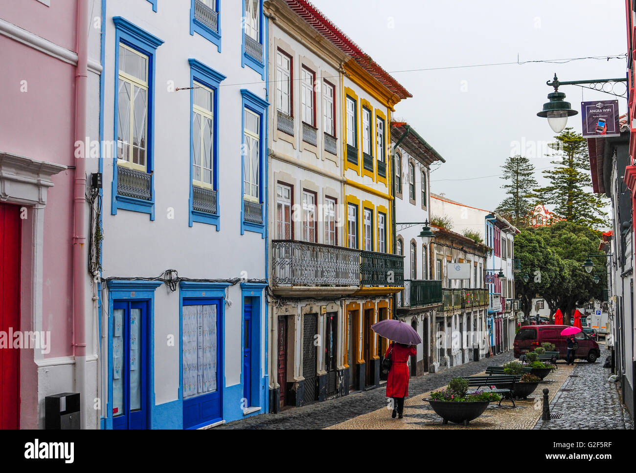 Azores architecture Terceira Island Portugal Stock Photo - Alamy