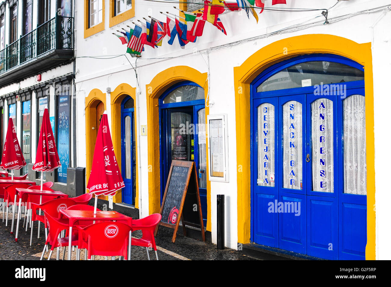 Azores architecture Terceira Island Portugal Stock Photo - Alamy