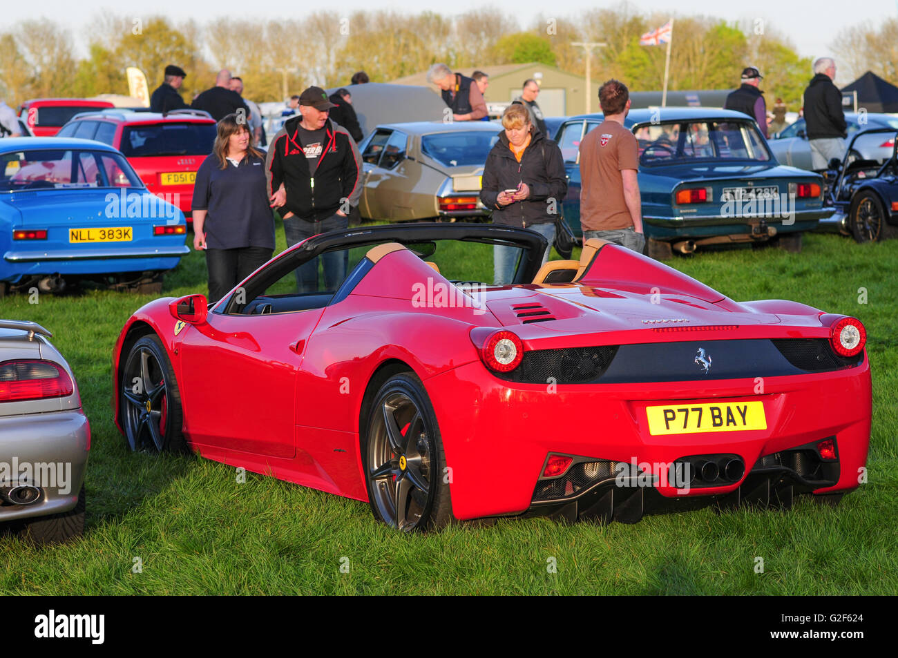 Classic sports car show in England UK Stock Photo - Alamy