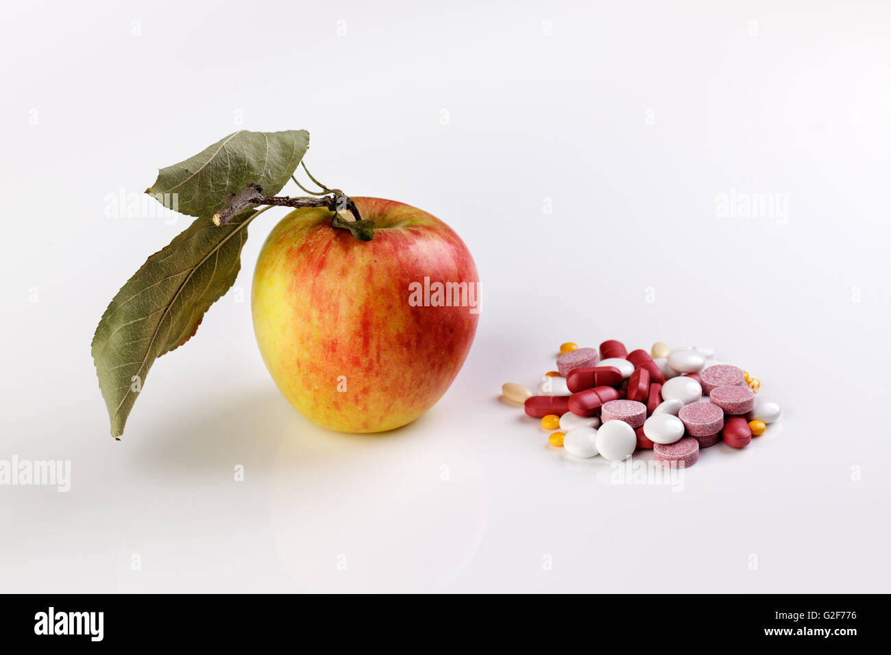 An Apple A Day Keeps The Doctor Away Stock Photo - Alamy