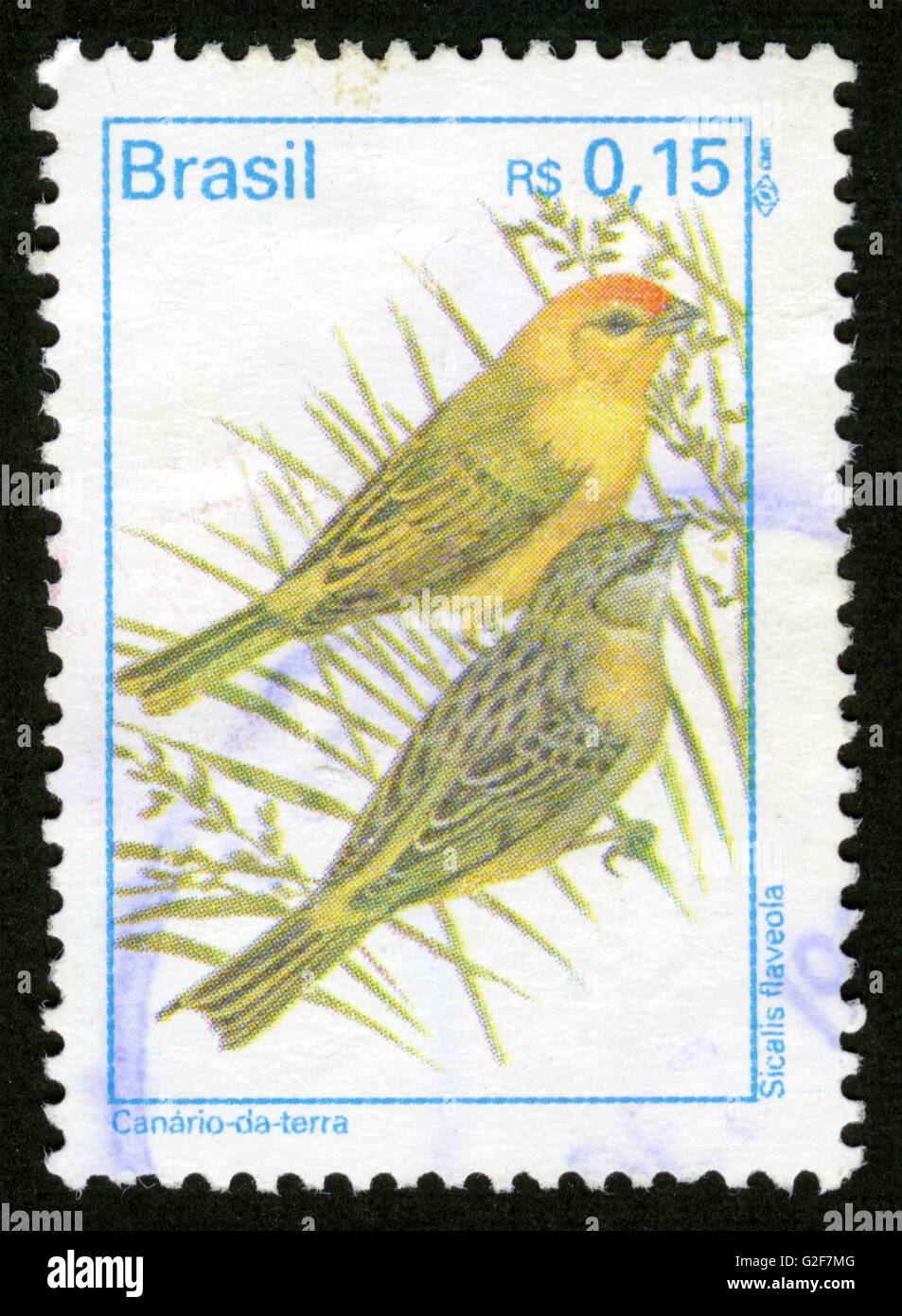 Brazil, post mark, stamp, post stamp, birds, animals Stock Photo - Alamy