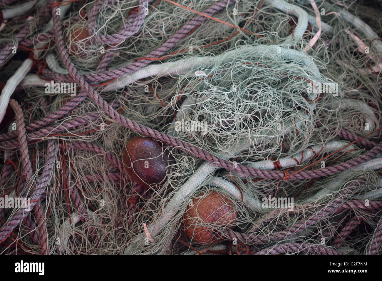 Broken fishing nets hi-res stock photography and images - Alamy