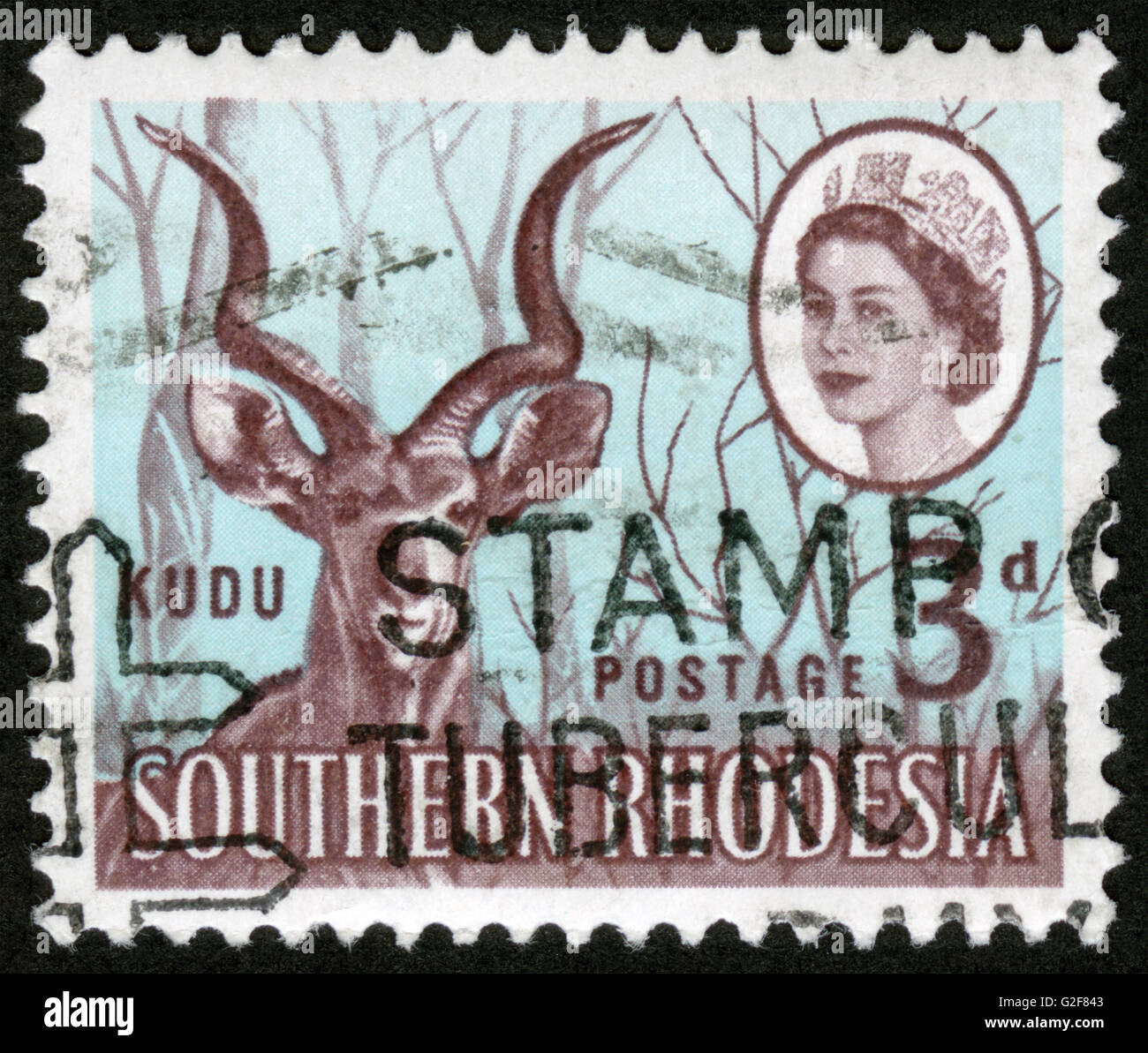 Stamp southern rhodesia hi-res stock photography and images - Alamy