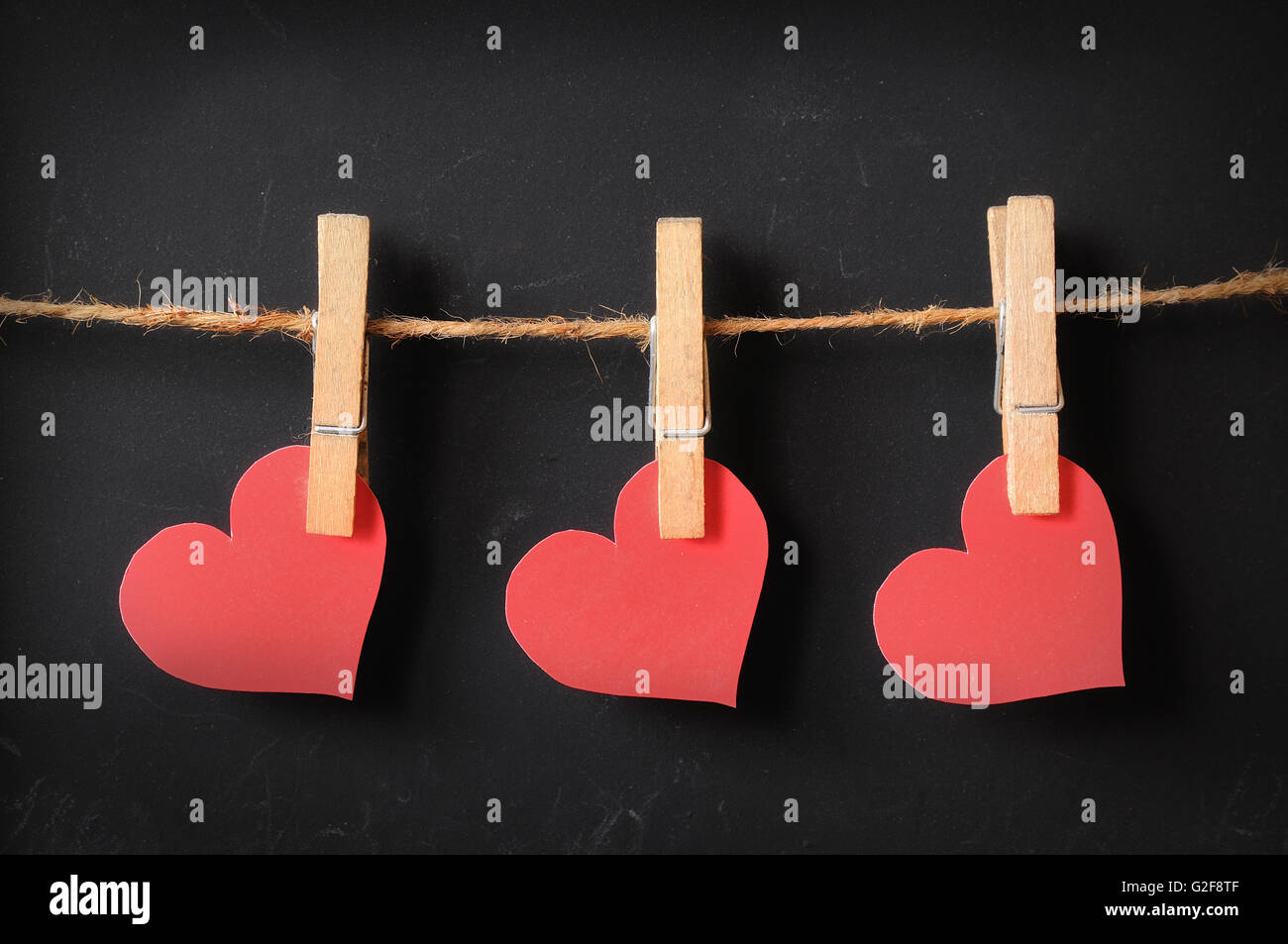 Three hearts hi-res stock photography and images - Alamy