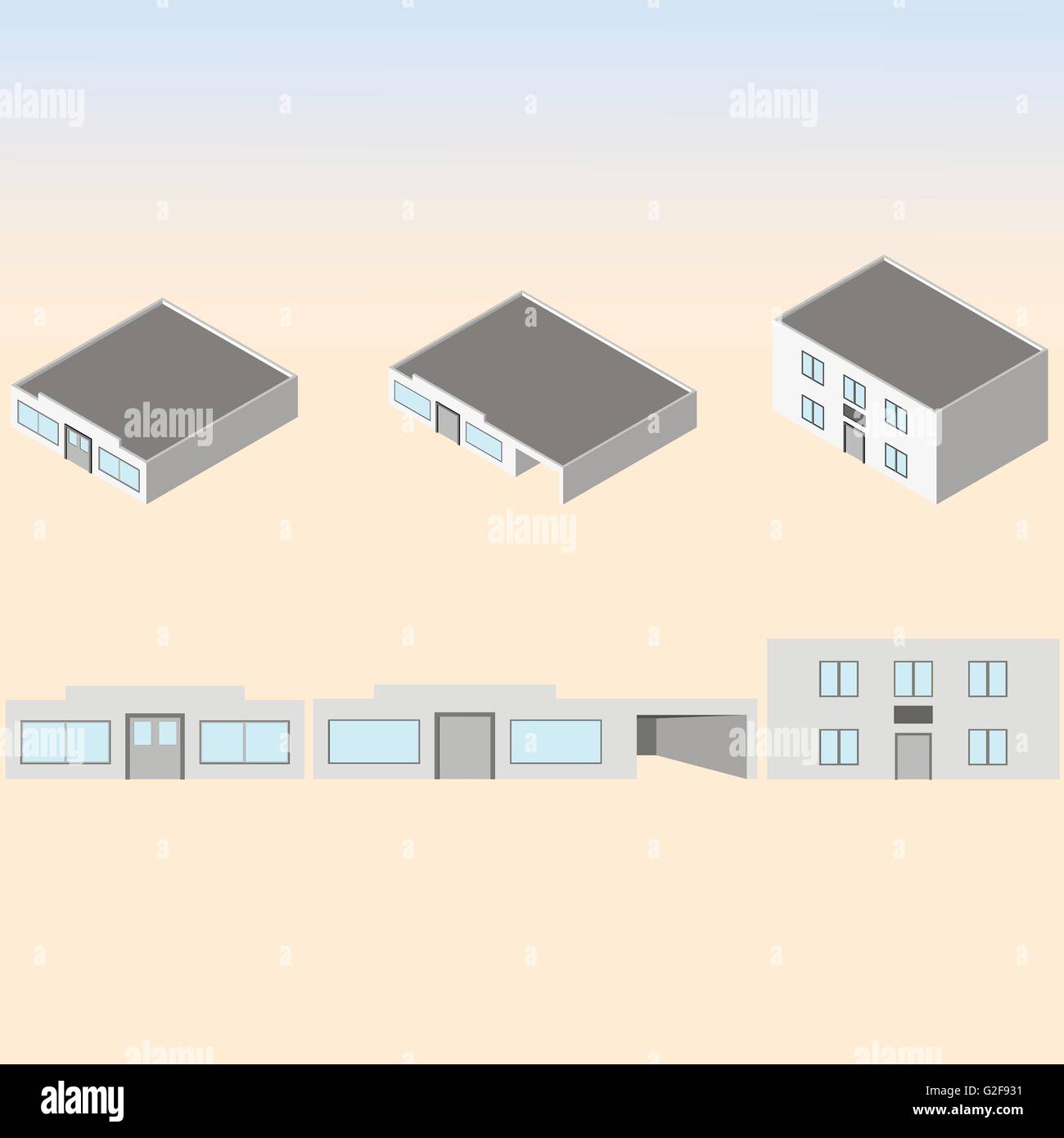 Isometric building hi-res stock photography and images - Alamy