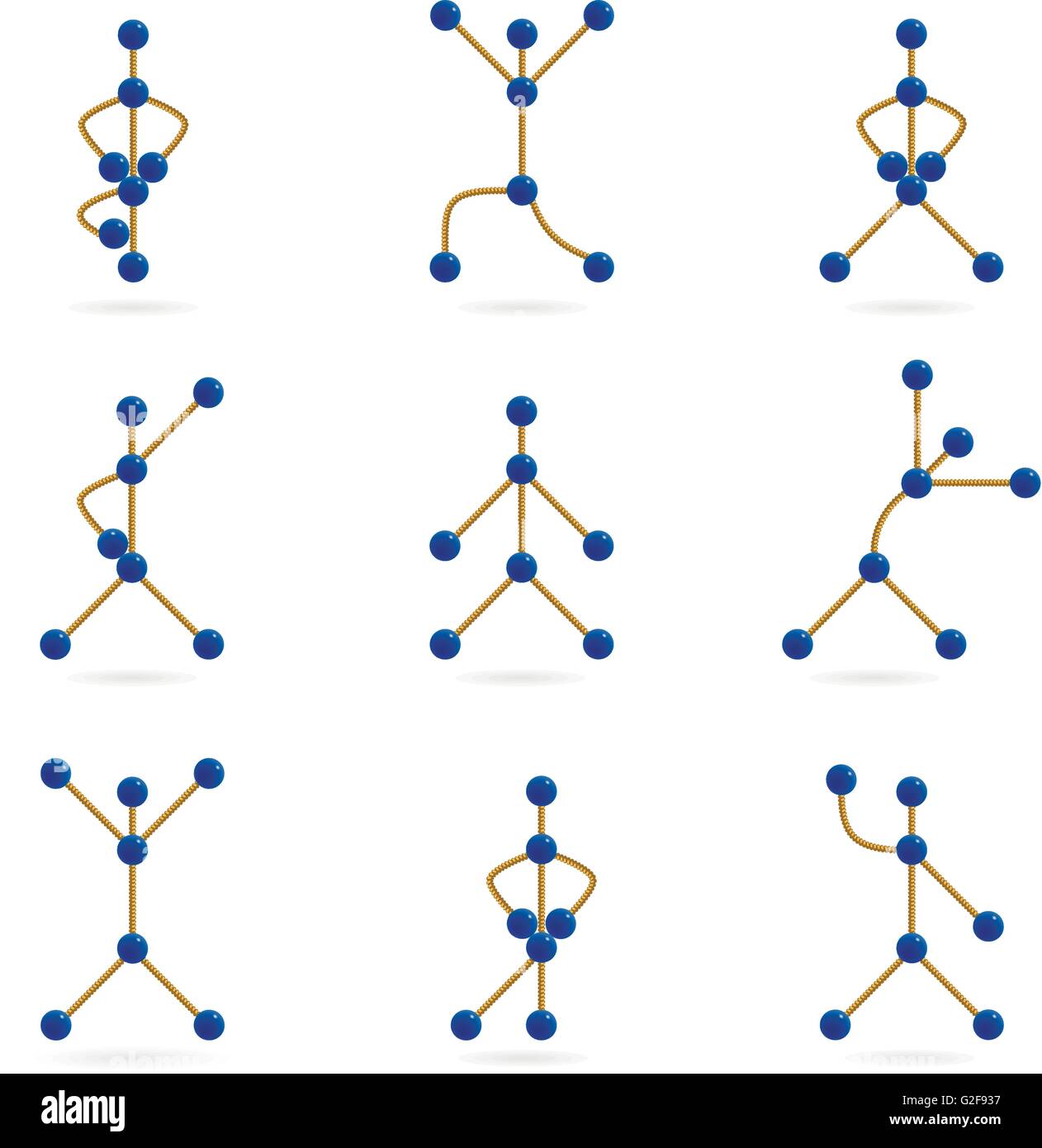 Human posture Stock Vector Images - Alamy