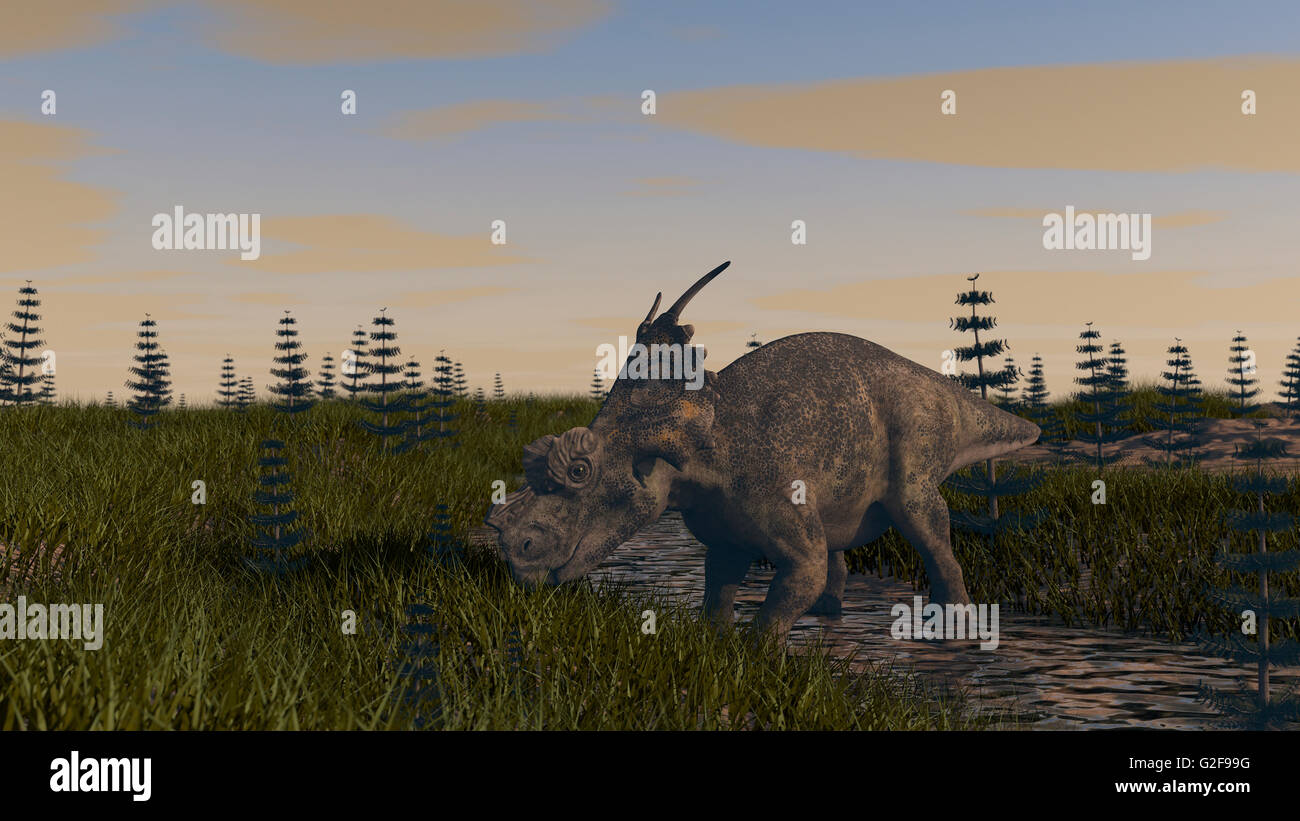 Achelousaurus dinosaur cretaceous hi-res stock photography and images ...