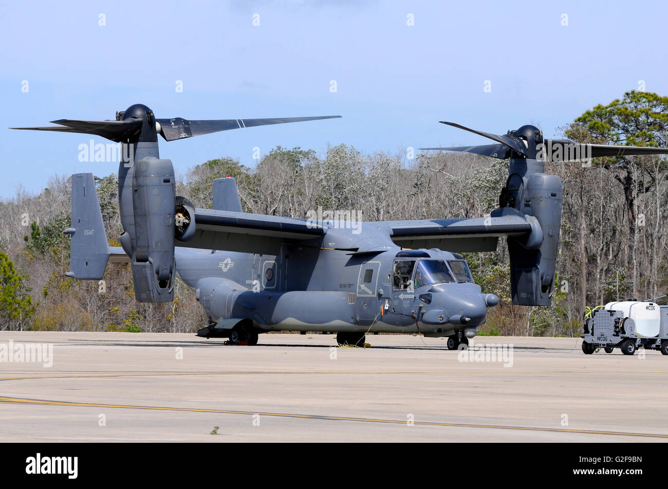 A U.S. Air Force CV-22B Osprey from 8th Special Operations Squadron ...