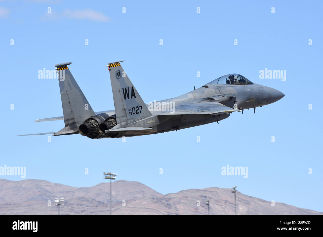 A U.S. Air Force F-15C Eagle from 433rd Weapons Squadron, 57th Wing ...