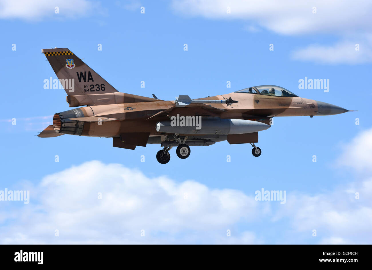 An F-16C Fighting Falcon from 64th Aggressor Squadron, 57th Wing ...