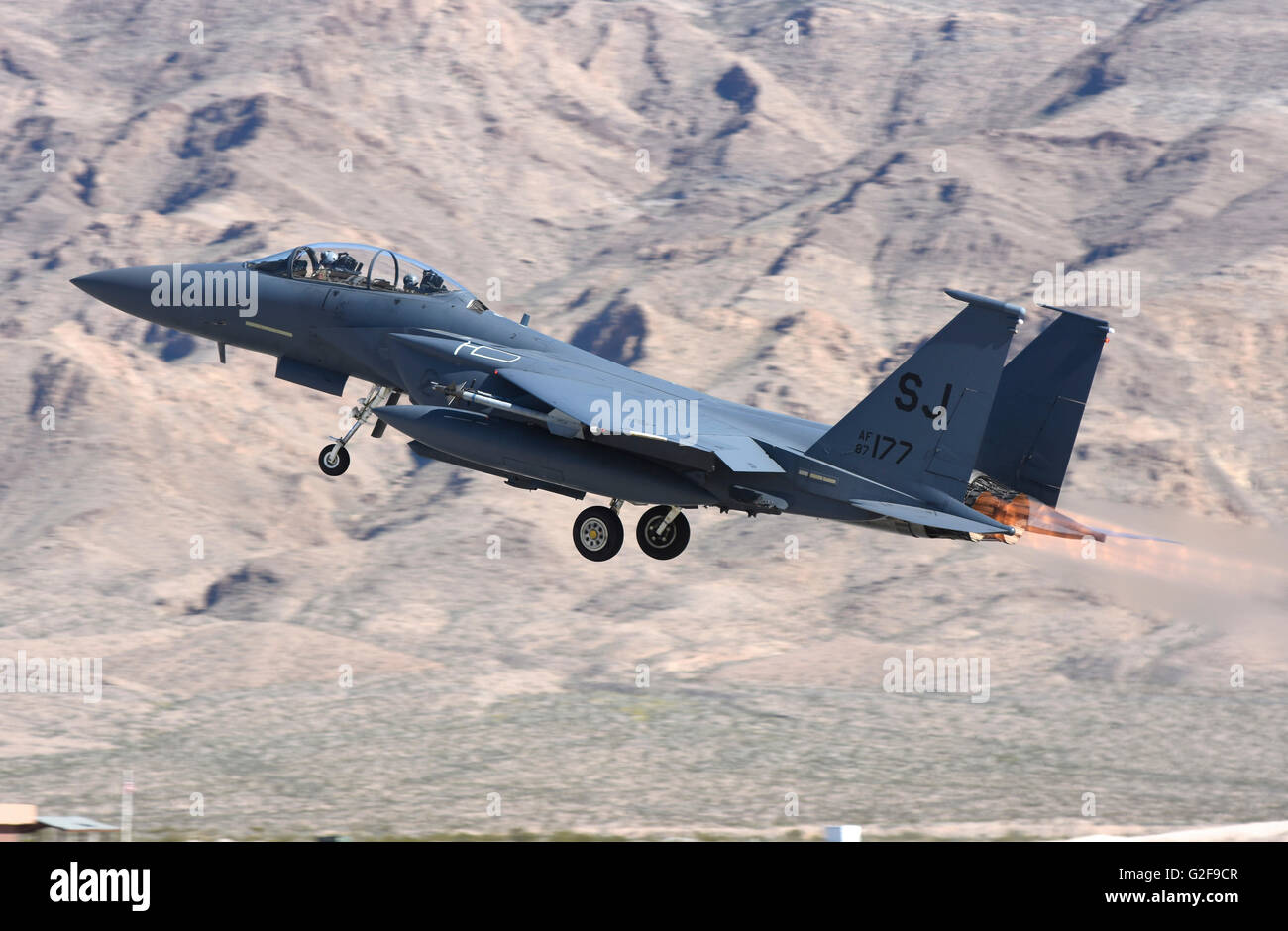 A U.S. Air Force F-15E Strike Eagle from 366th Fighter Squadron, 4th ...