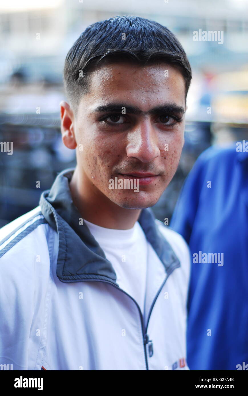 Damascus, Young Working Class Man Stock Photo - Alamy