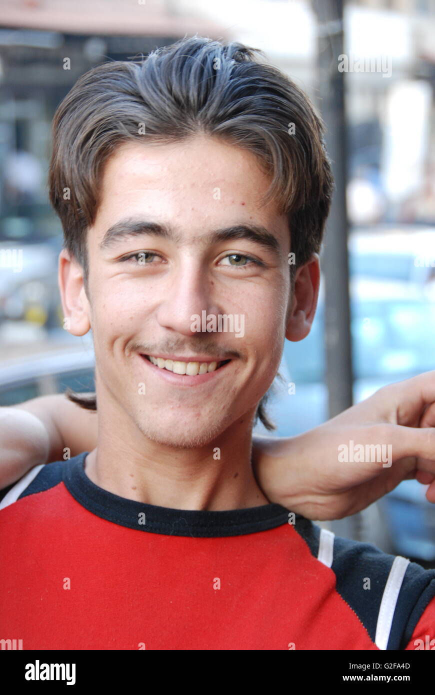 Damascus, Young Working Class Man Stock Photo - Alamy