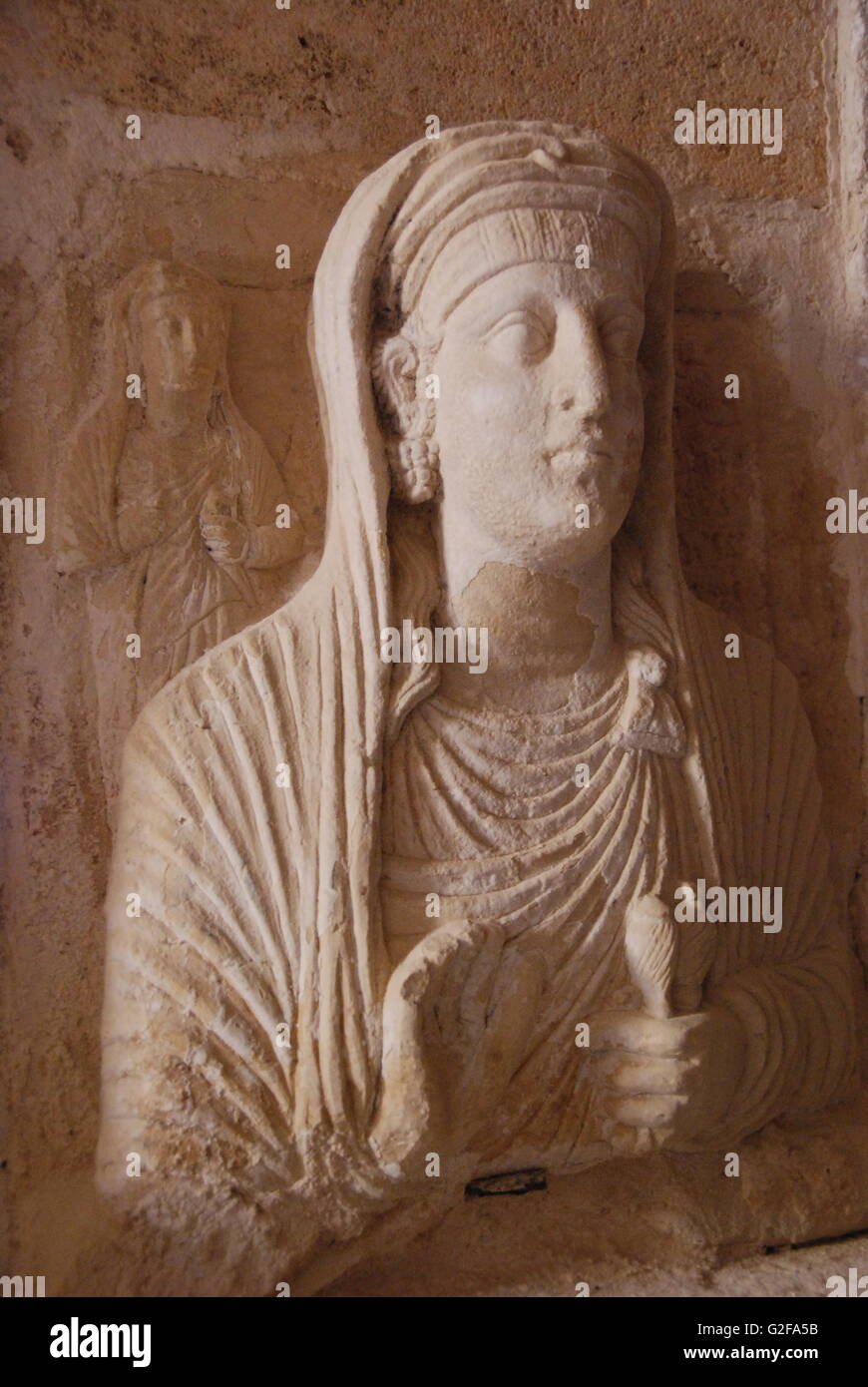 Palmyra - Artabn Tomb, Statue Stock Photo - Alamy