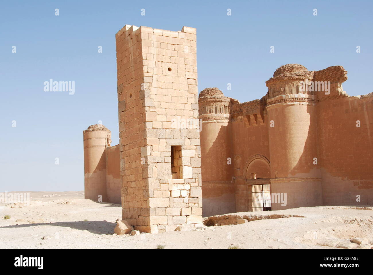 Qasr al-Heir as-Sharqi Castle Stock Photo - Alamy