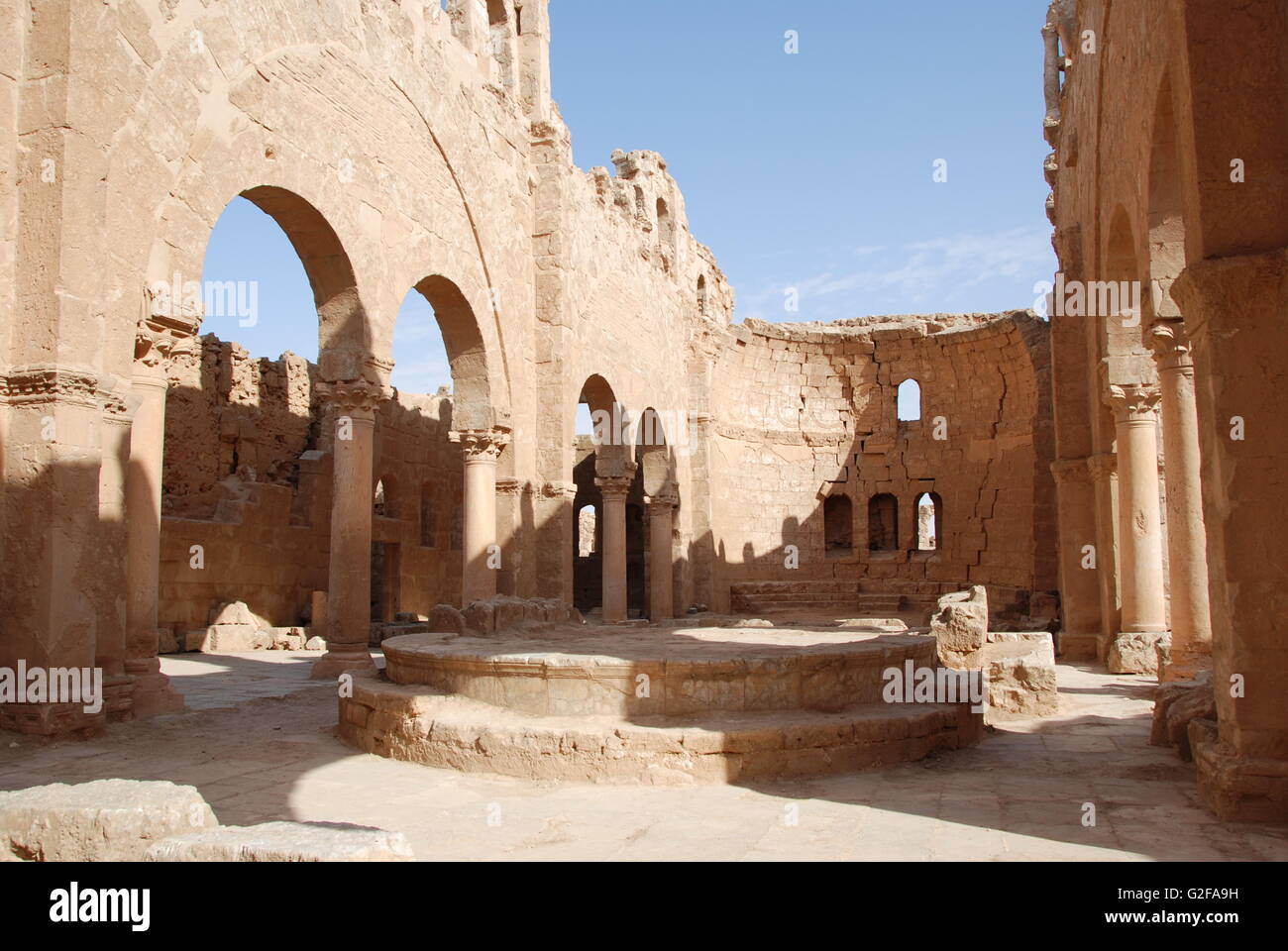 Rasafa - Basilica of St Sergius Stock Photo - Alamy