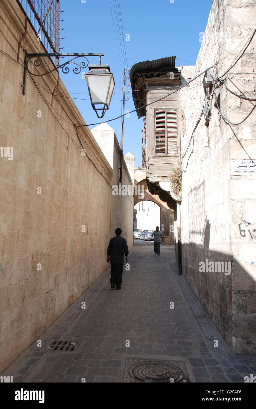 Aleppo - Street of the Old City Stock Photo - Alamy
