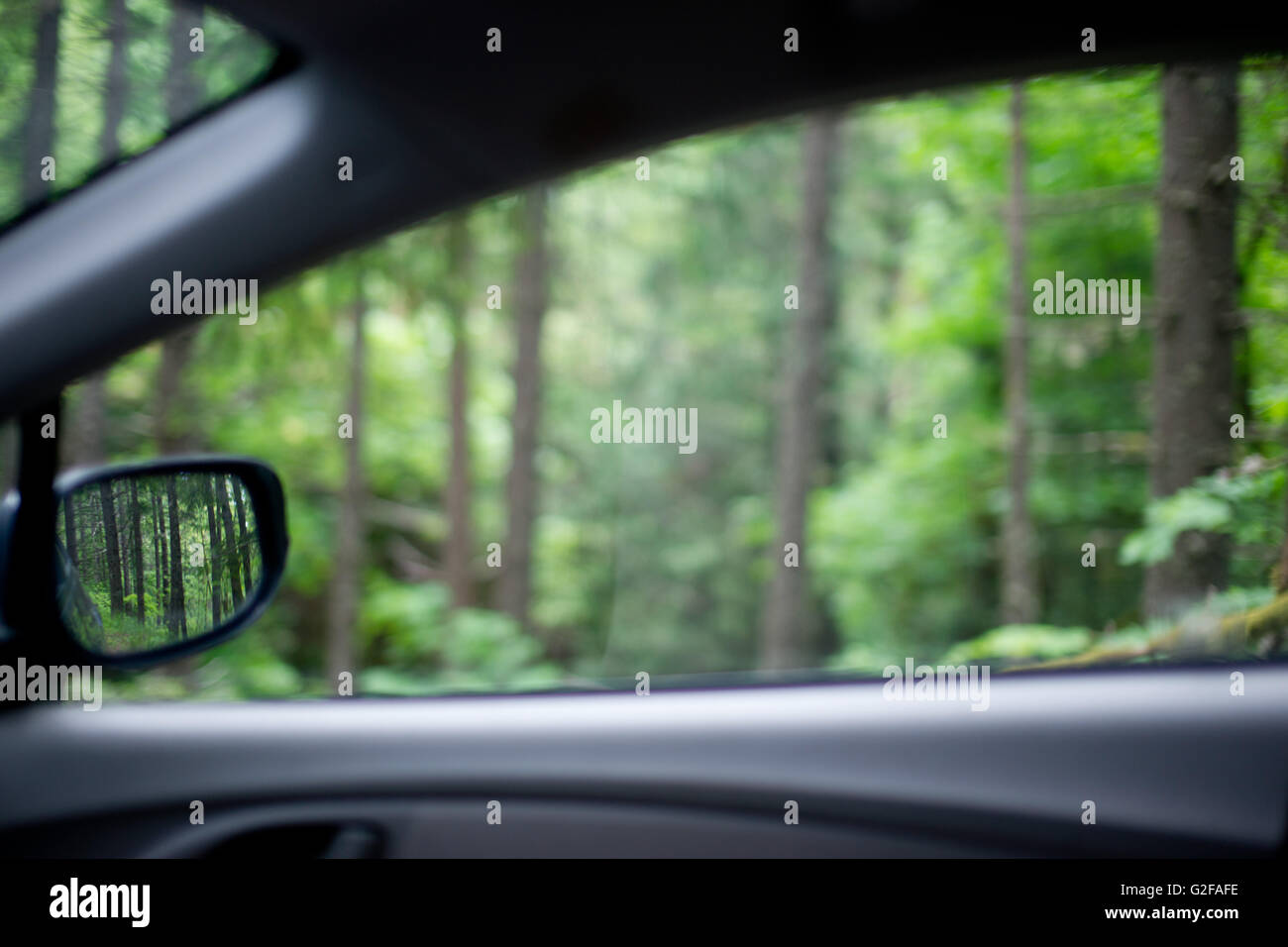 Car window view hi-res stock photography and images - Alamy