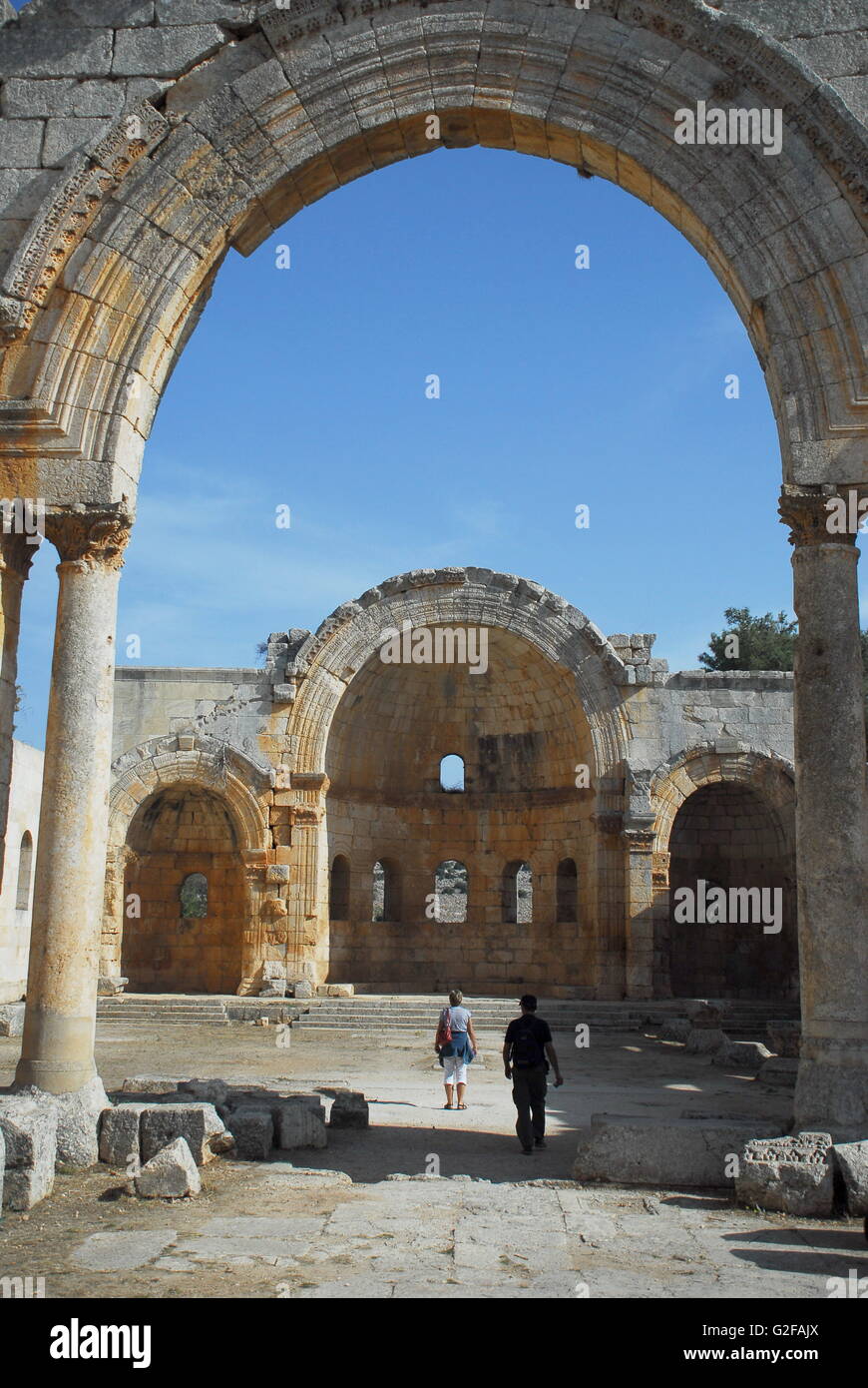 Deir Samaan (St Simeon Monastery), the oldest Byzantine church from 5th ...