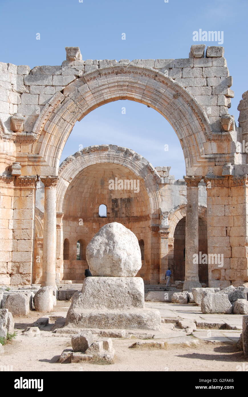 Deir Samaan (St Simeon Monastery), the oldest Byzantine church from 5th ...