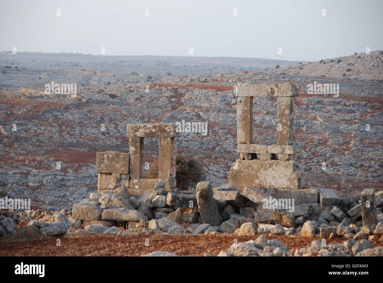 Khrab Shams, Columns Stock Photo - Alamy