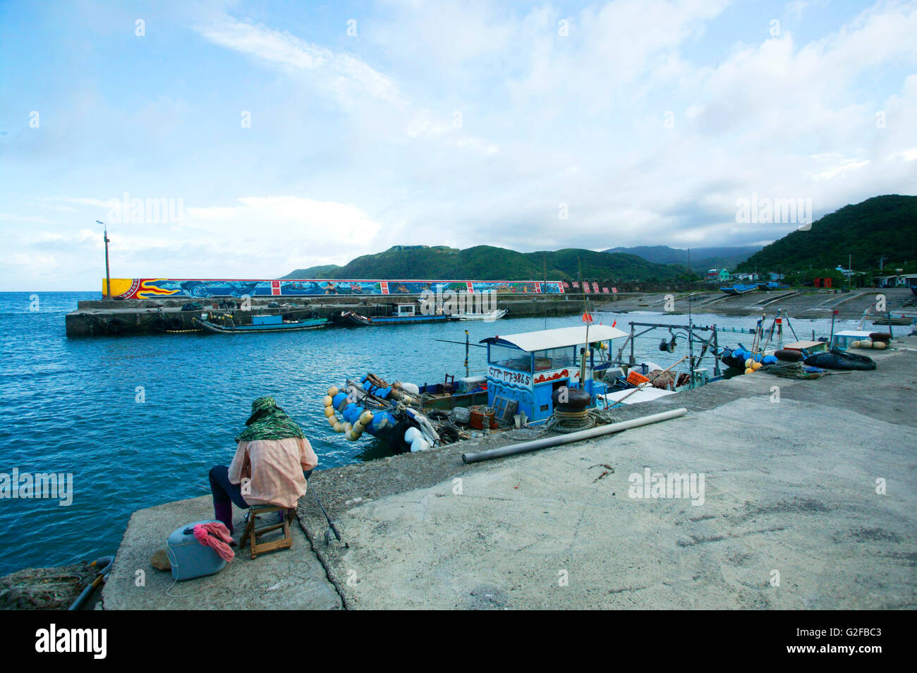 Hsuhai Fishing Port Stock Photo - Alamy