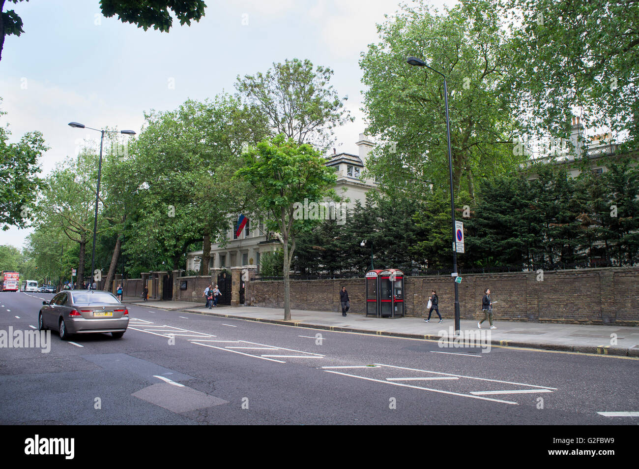 Embassy of Russia London Stock Photo - Alamy