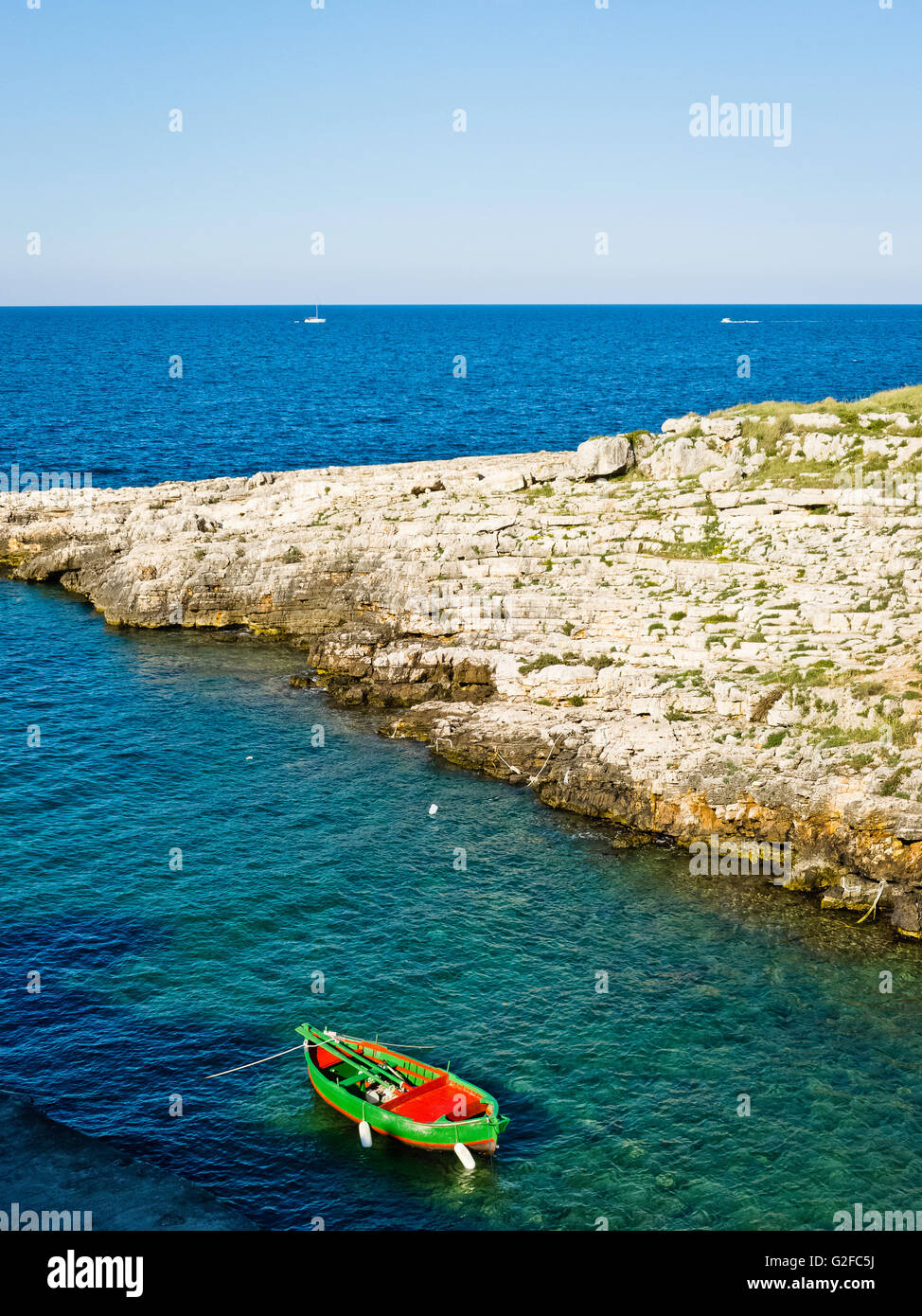 Capers plants growing on mediterranean coast of Puglia Stock Photo - Alamy
