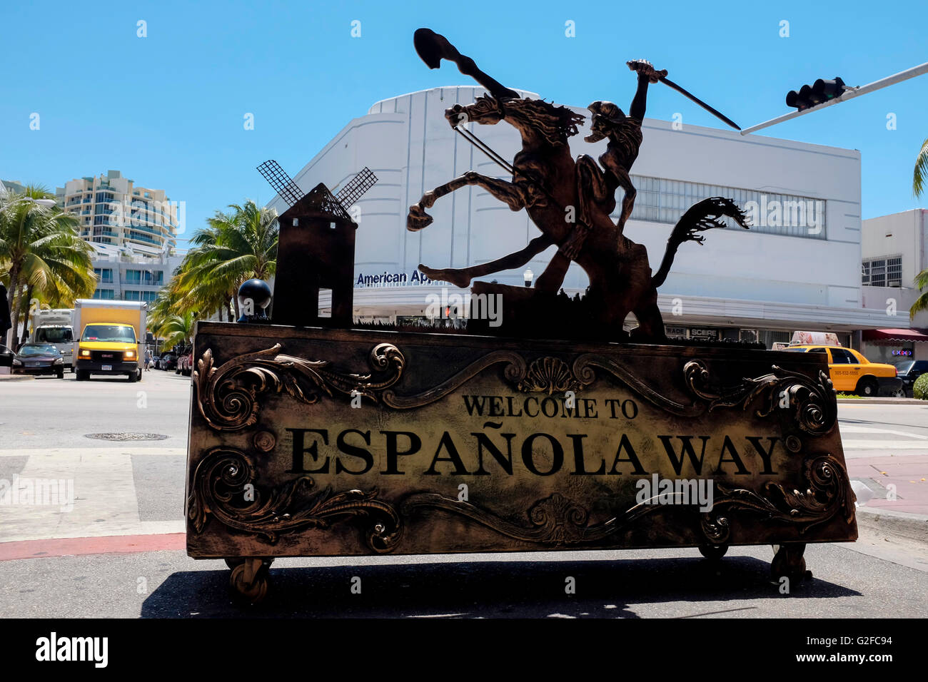 Welcome Miami Beach Sign Miami High Resolution Stock Photography and ...