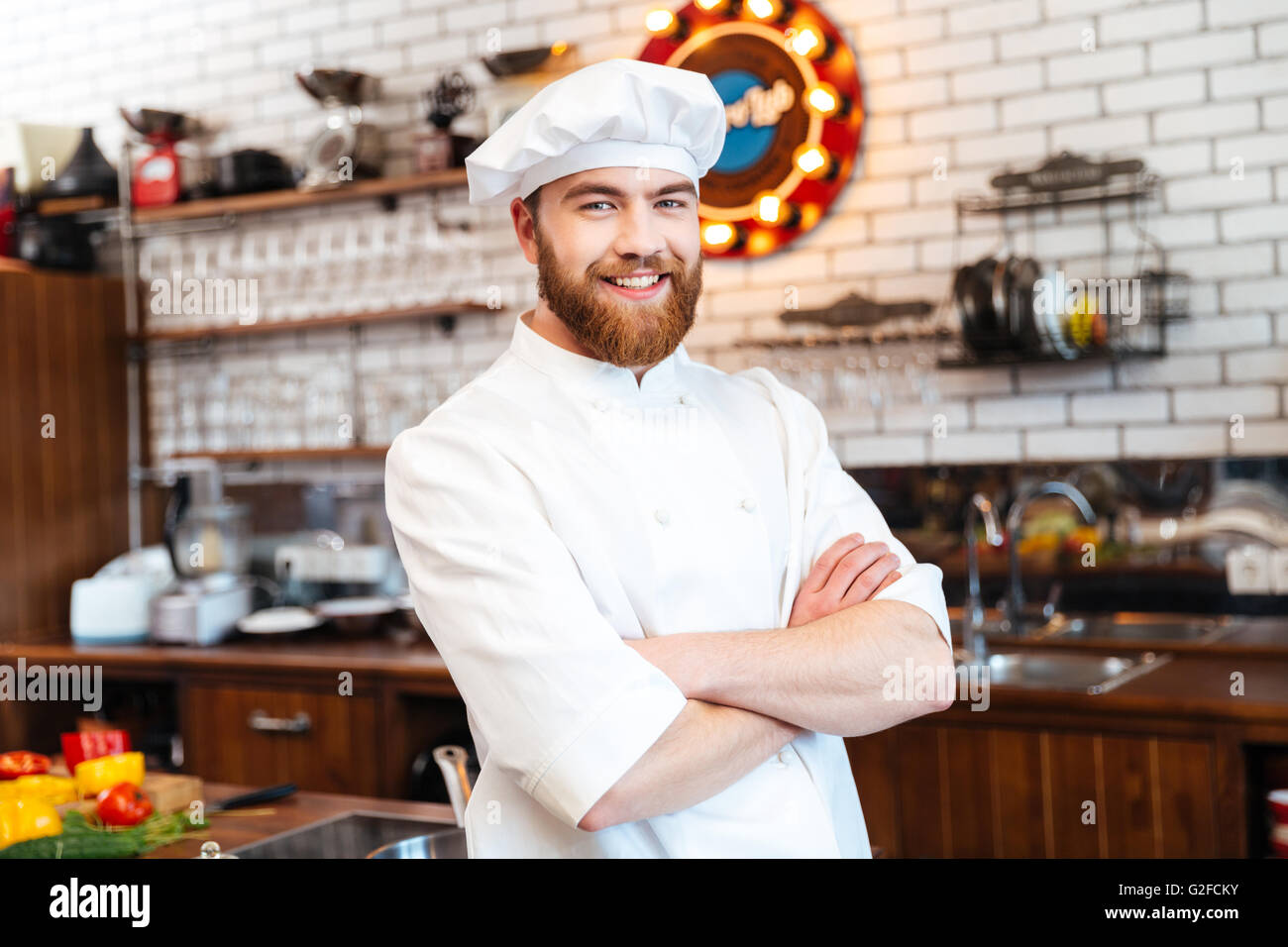 Bearded chef hi-res stock photography and images - Alamy