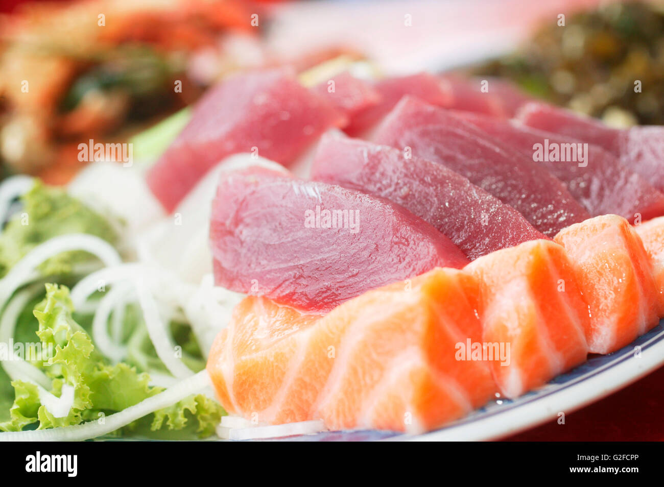 Sashimi shops Qiu Jia seafood sashimi Stock Photo - Alamy